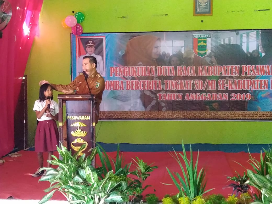 Bupati Pesawaran Kukuhkan Duta Baca - PELITA NUSANTARA