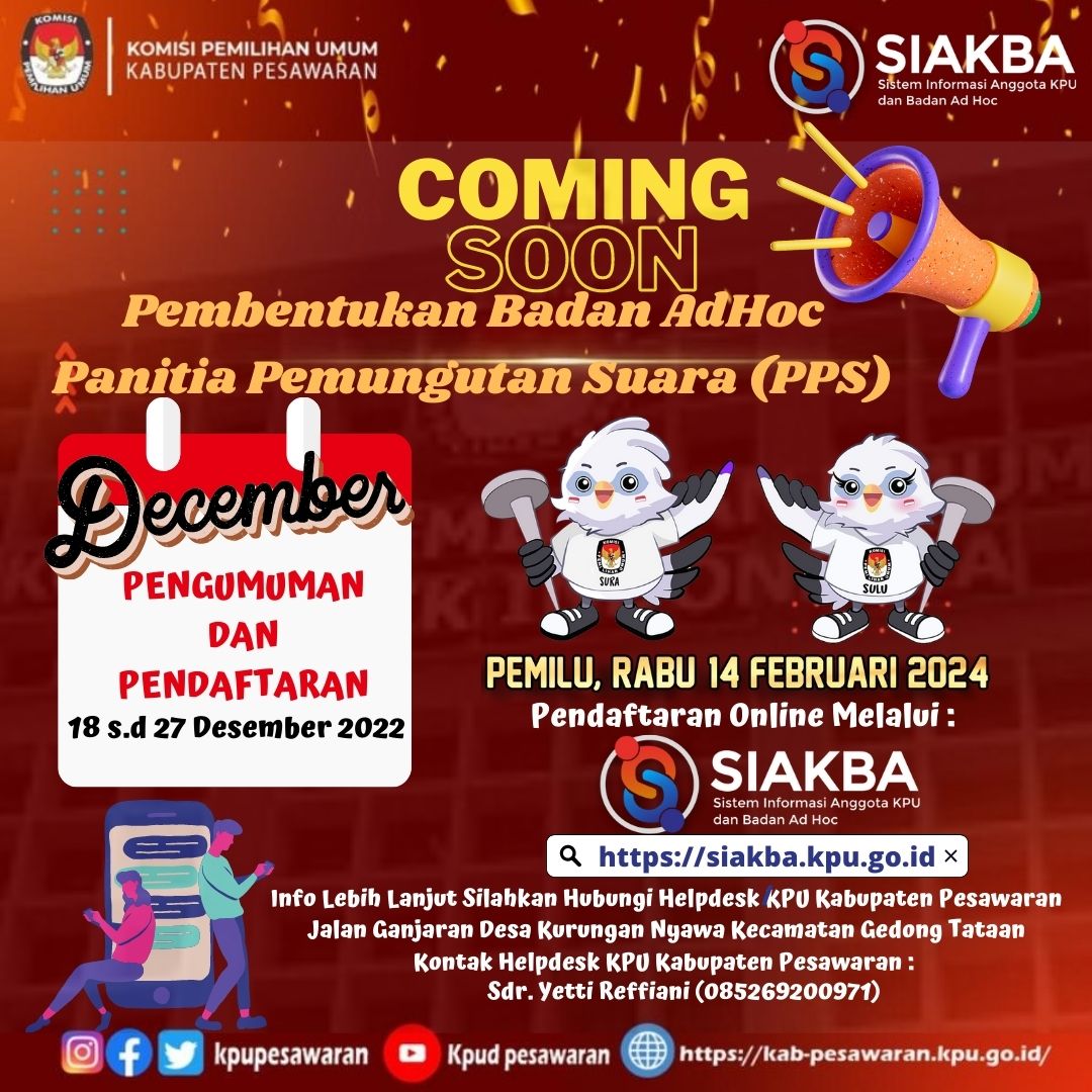Untuk Pemilu 2024, KPU Pesawaran Cari Calon Anggota PPS - PELITA NUSANTARA